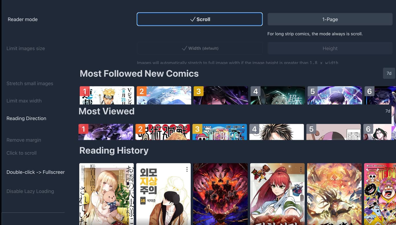 A manga database and community